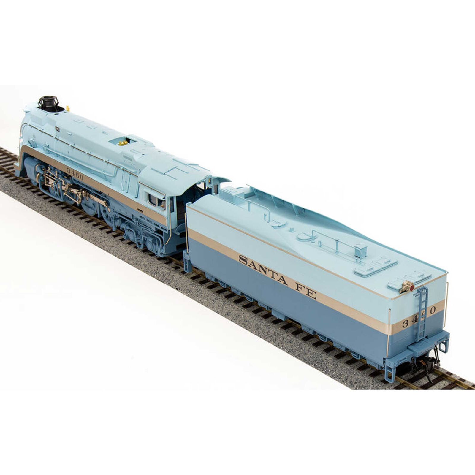 Broadway Limited Imports HO ATSF Blue Goose Locomotive, #3460, 1951 ...