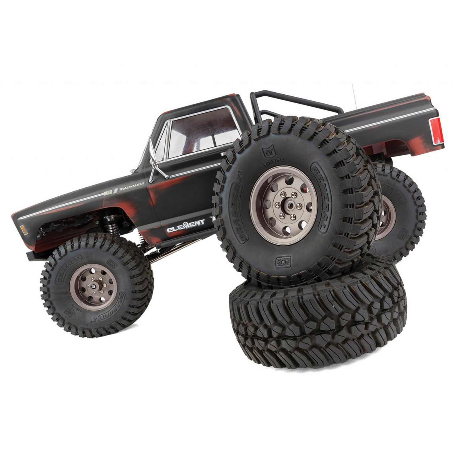 Team Associated 1/10 Enduro Trail Truck, Trailwalker RTR, LiPo Combo, Black