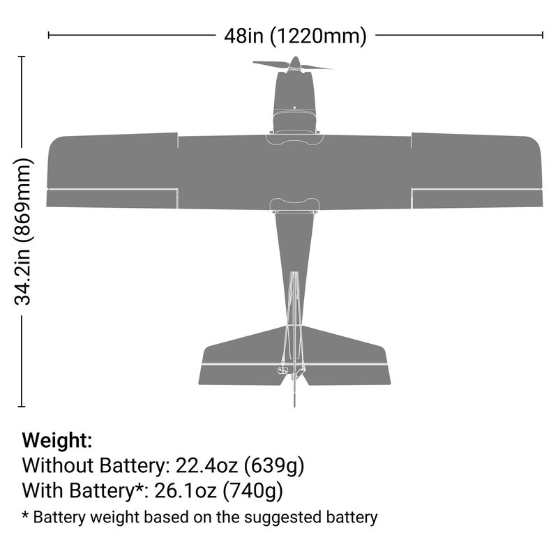 HobbyZone Apprentice S 2 1.2m RTF Basic with SAFE | Tower Hobbies
