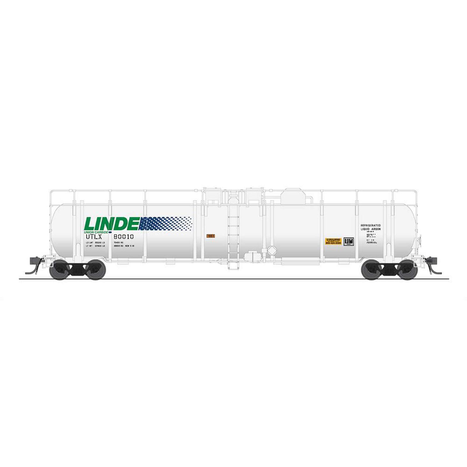 Broadway Limited Imports HO Cryogenic Tank Car, Linde Type A (2)