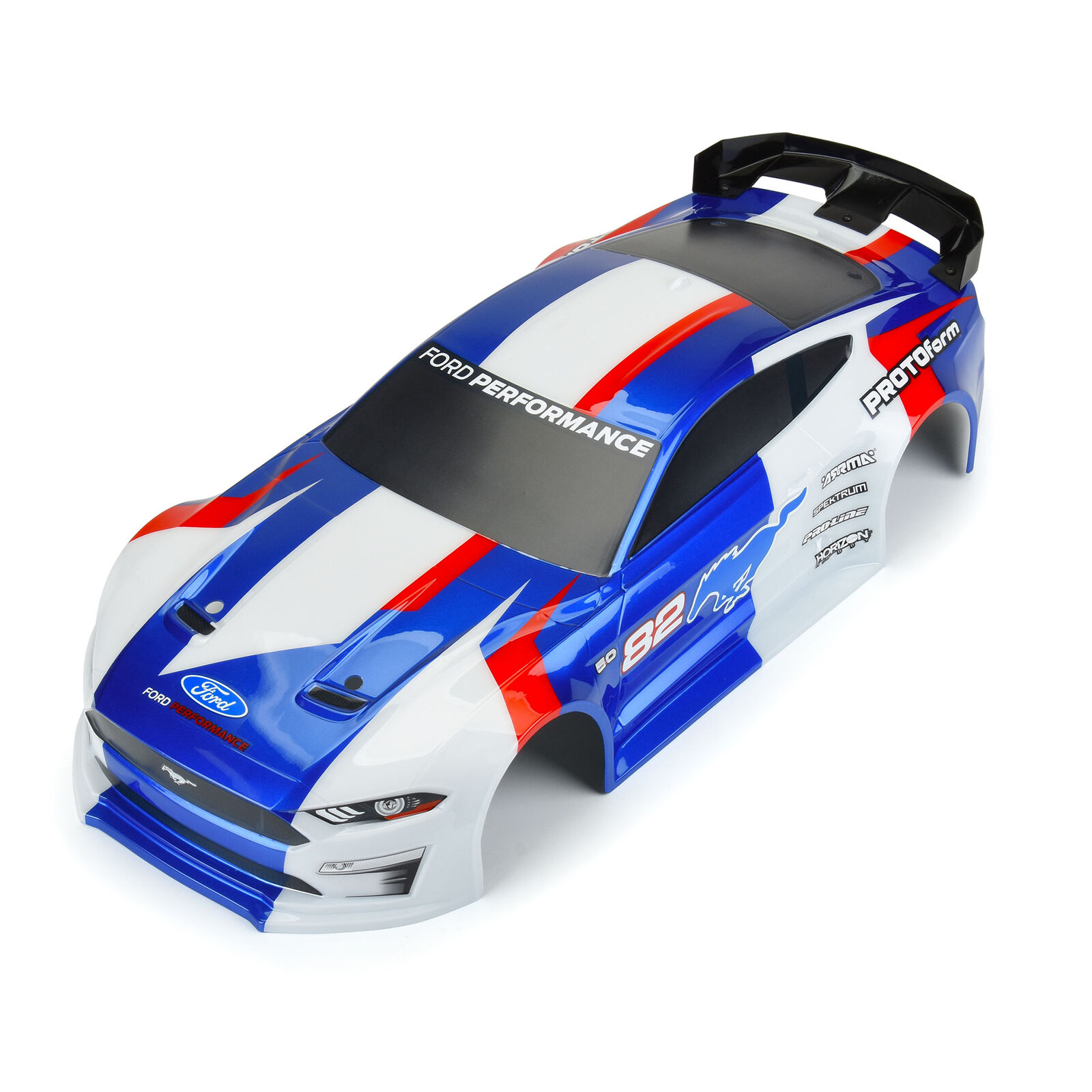 PROTOform 1/8 2021 Ford Mustang Painted Body (Blue): Vendetta ...