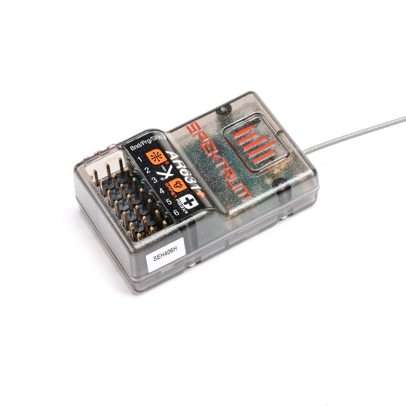 Spektrum AR631+ DSMX 6-Channel AS3X+ & SAFE Receiver | Tower Hobbies