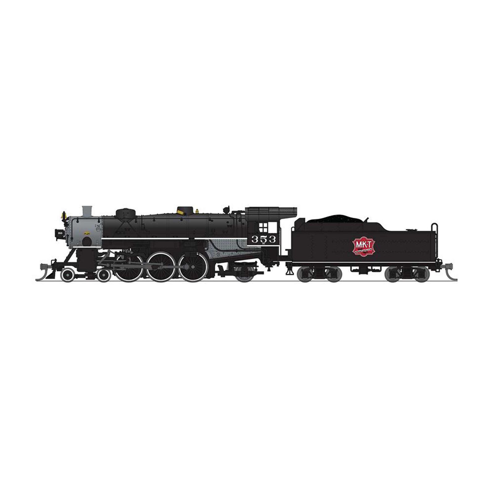 Broadway Limited Imports N Light Pacific 4-6-2 Steam Locomotive, MKT ...