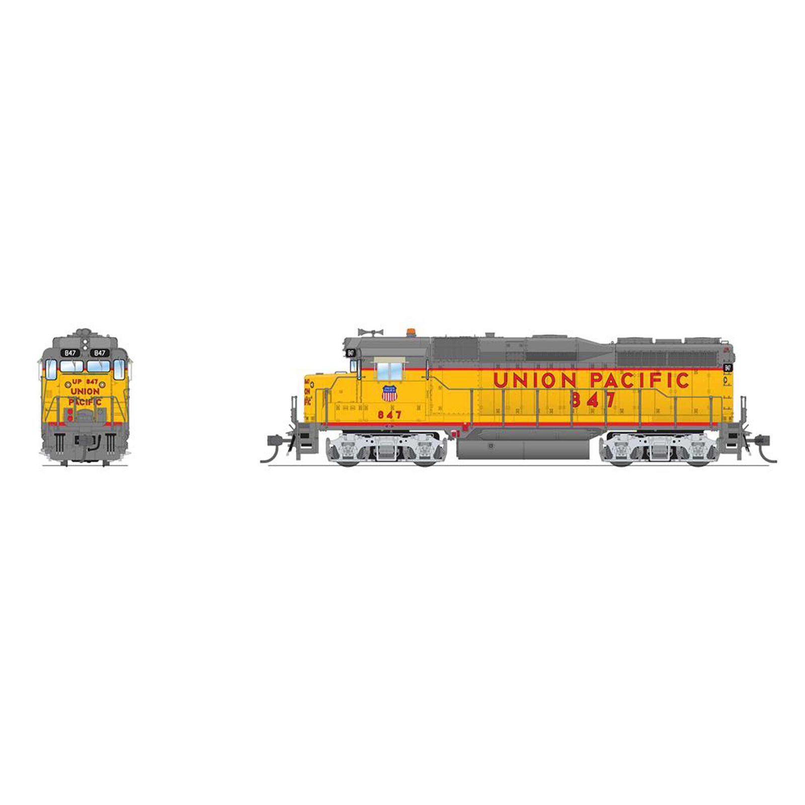 Broadway Limited Imports HO EMD GP30 Locomotive, UP 850, UP Shield on Cab