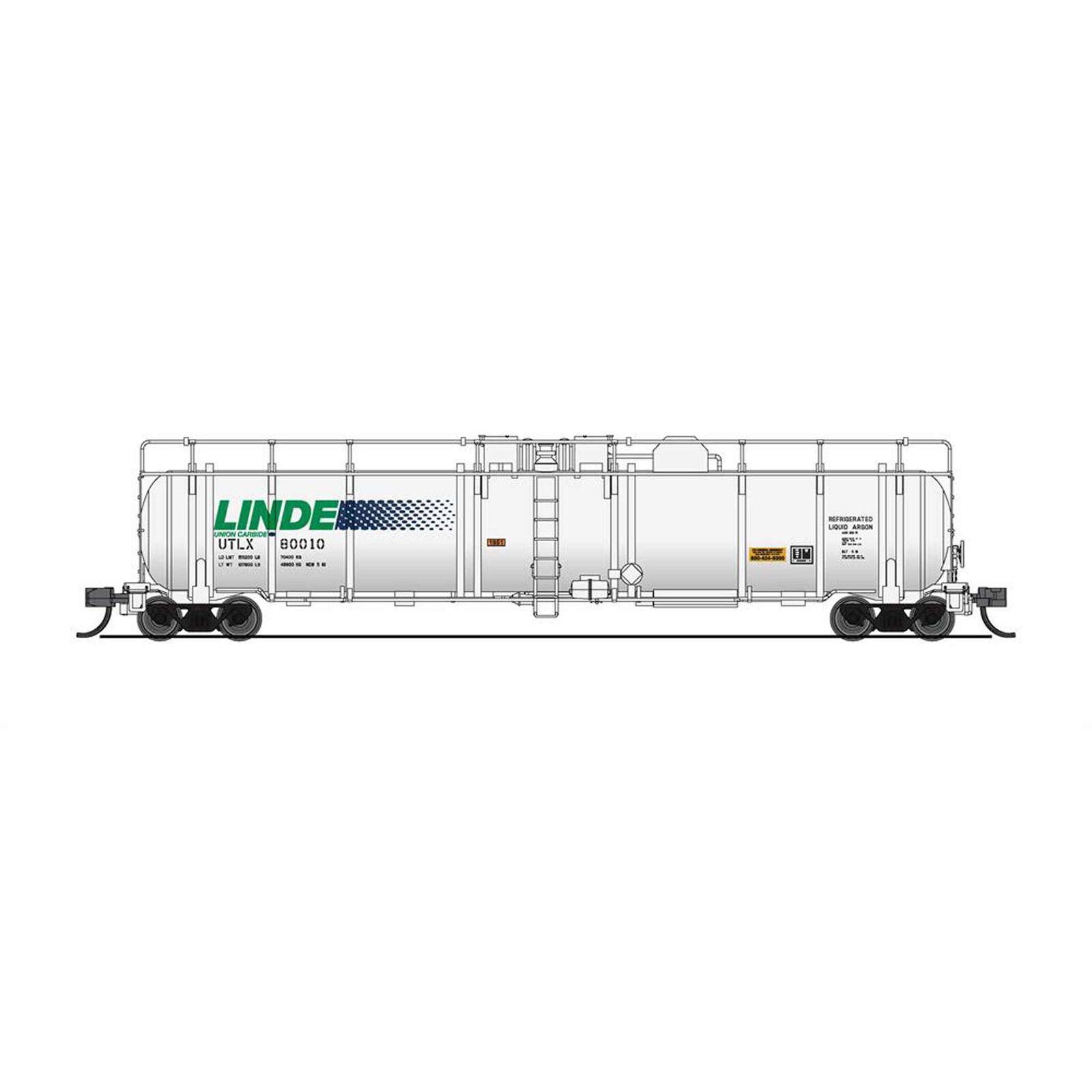 Broadway Limited Imports N Cryogenic Tank Car, Linde Type A