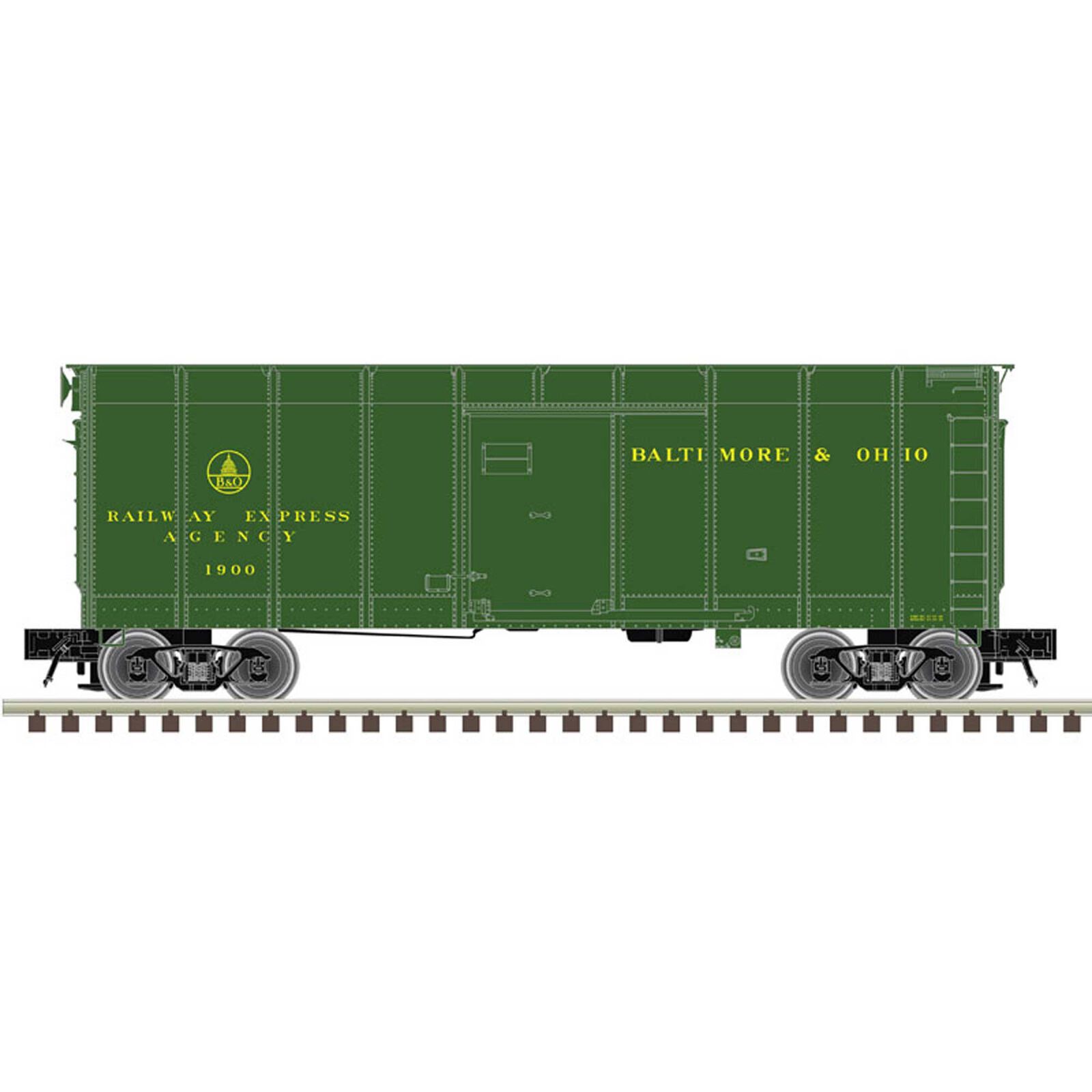 Atlas O, LLC O Wagon Top Boxcar 2Rail Baltimore & Ohio* (REA)