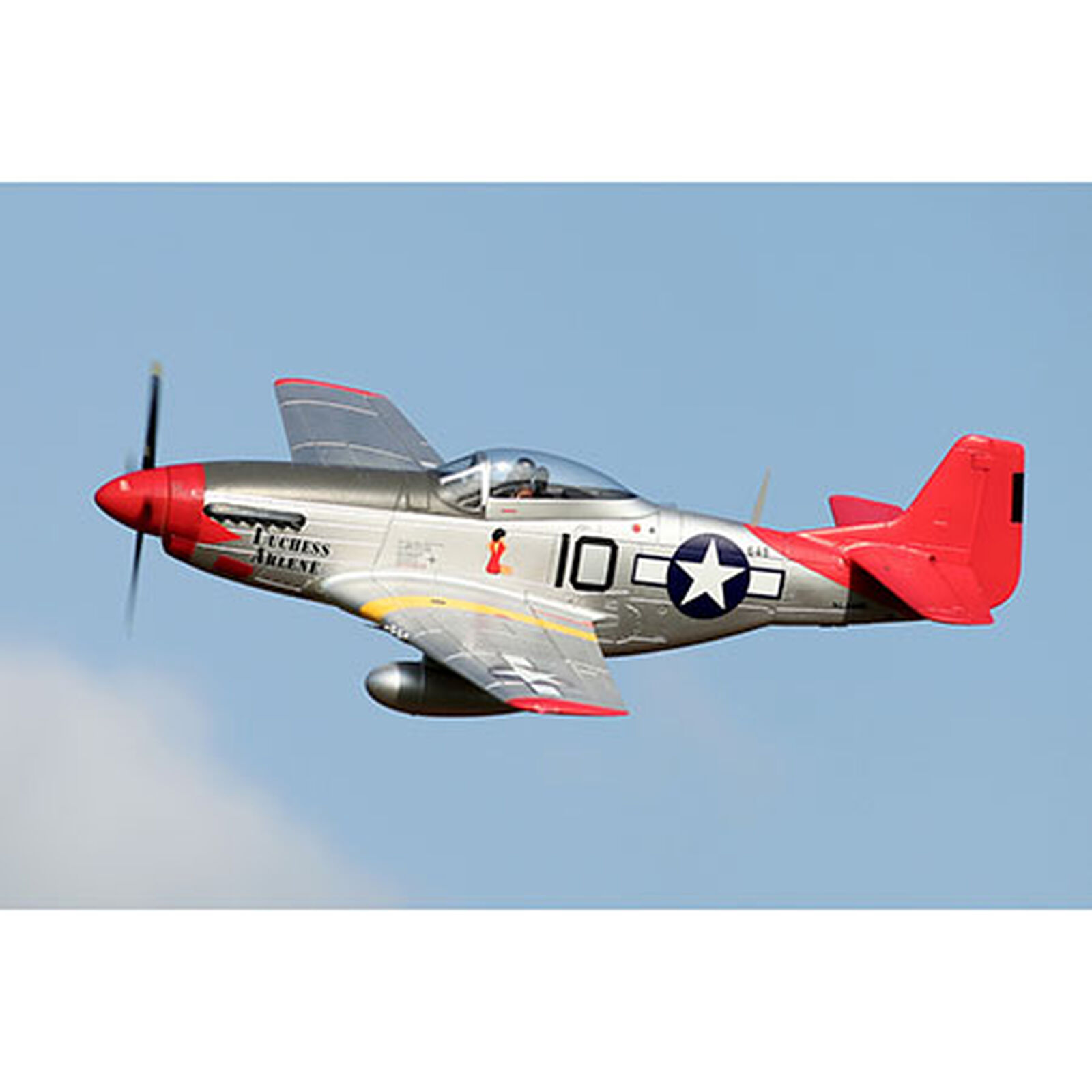 FMS P-51D Red Tail V8 1400mm PNP V8 with Reflex | Tower Hobbies