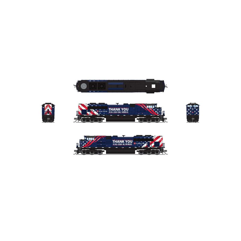 Broadway Limited Imports N EMD SD70ACe Locomotive, MRL 4404, Essential ...