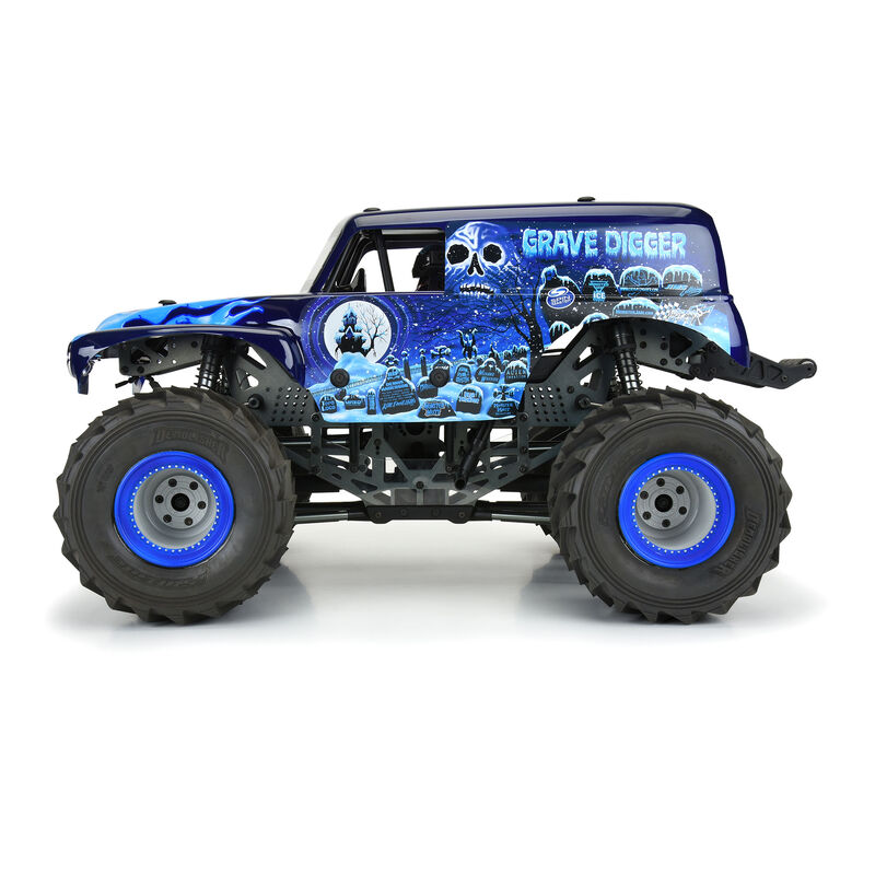 Pro-Line Racing 1/10 Grave Digger Ice (Blue) Painted Body Set: LMT ...