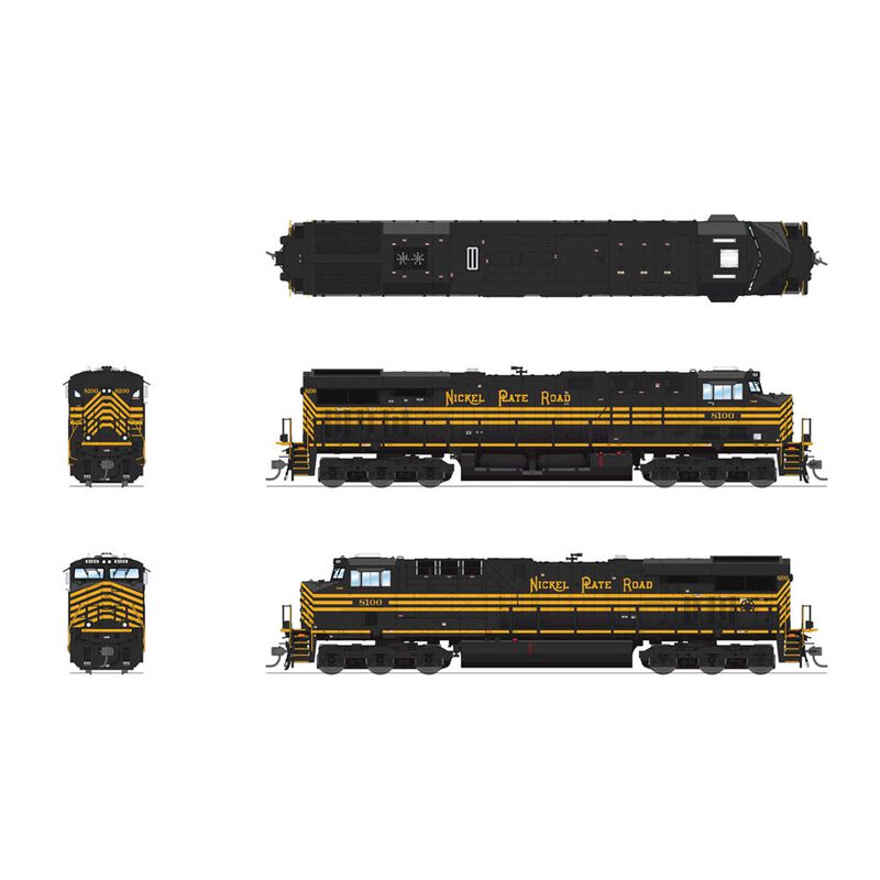 Broadway Limited Imports HO GE ES44AC Locomotive with DCC & Sound, NS ...
