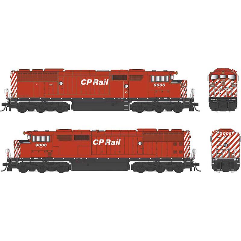 Bowser Manufacturing Co., Inc. HO GMD SD40-2f Locomotive, CP 9019