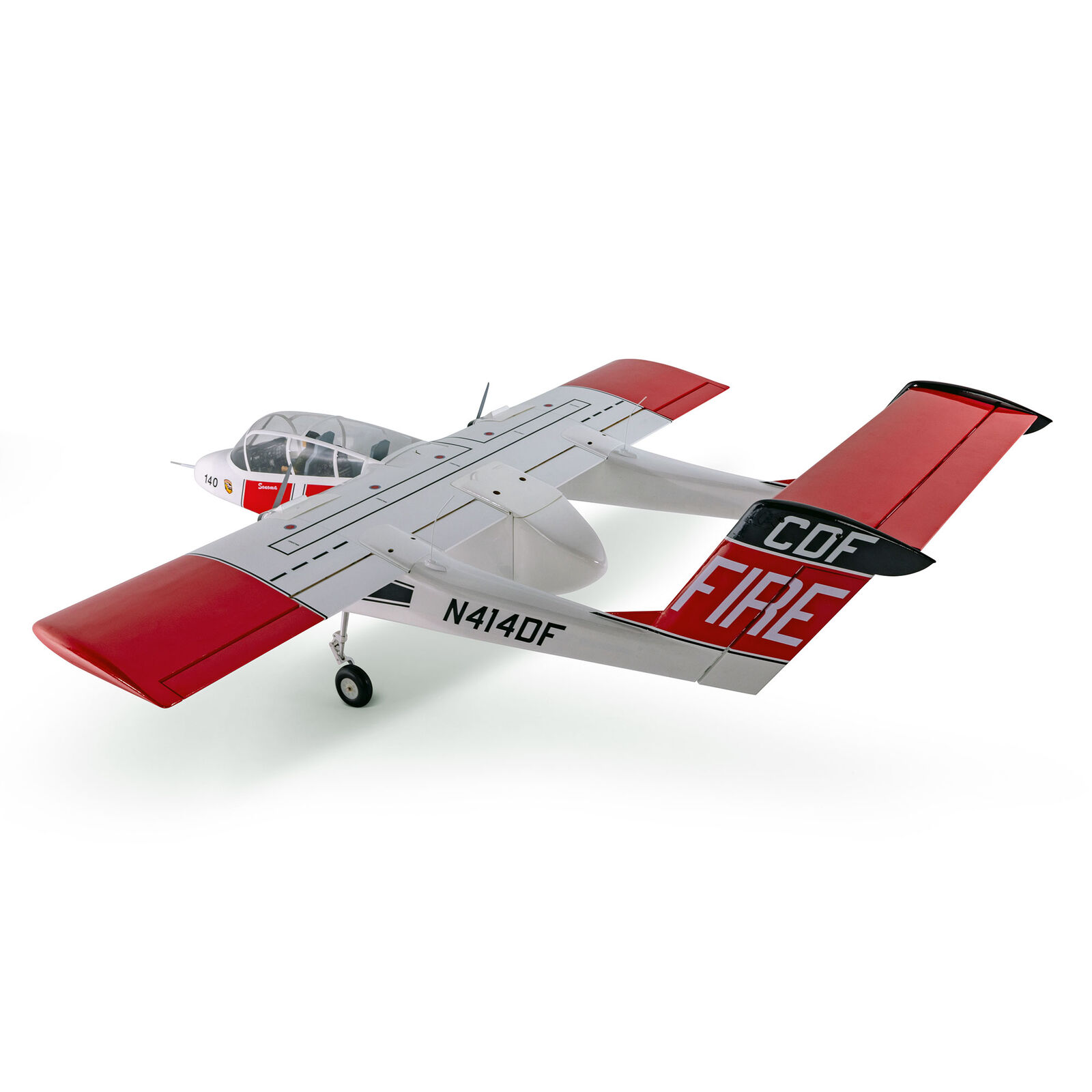 Hangar 9 OV-10 Bronco 20cc ARF with Landing Gear Set, Spektrum Avian Motors and ESCs Combo ...
