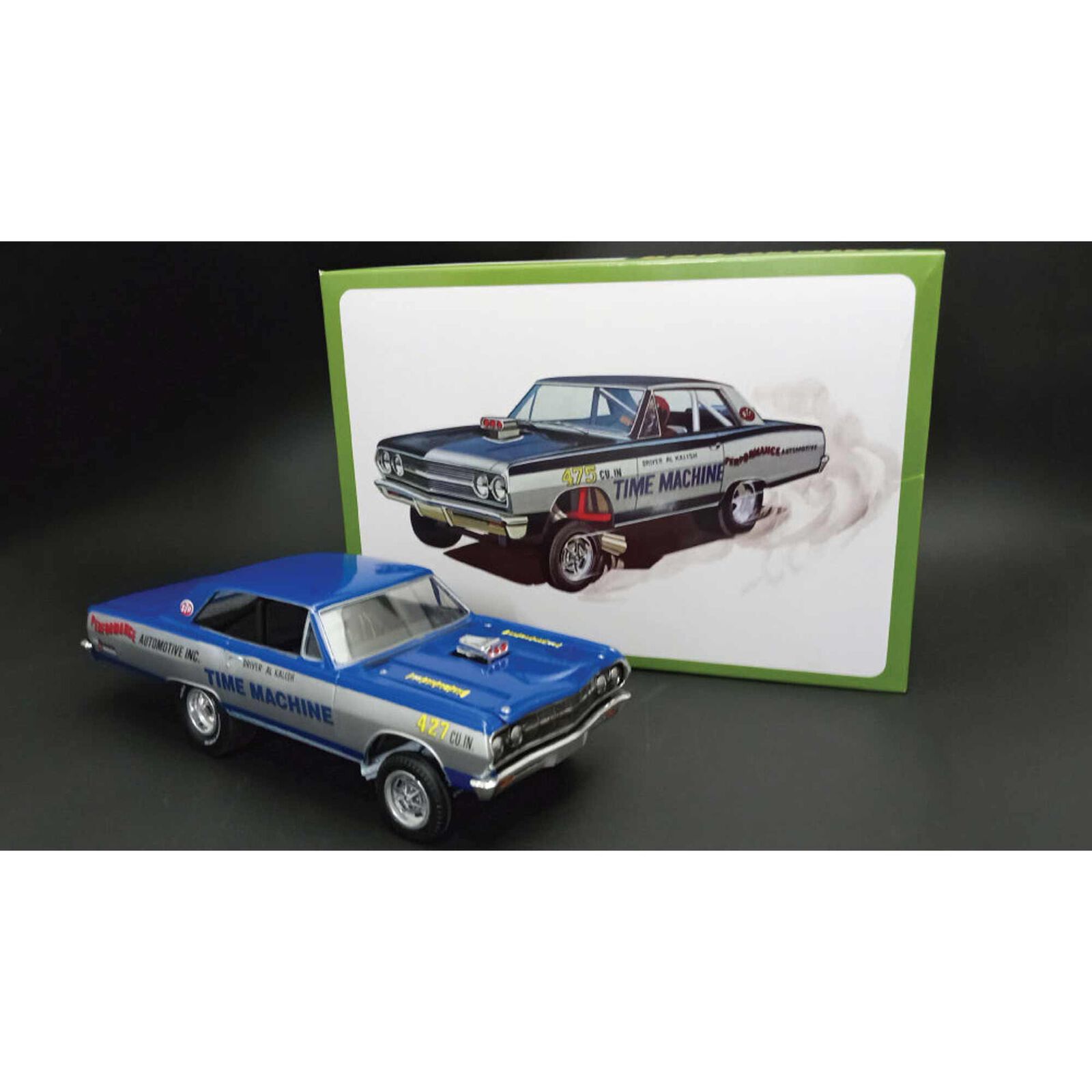 AMT 1/25 1965 Chevy Chevelle AWB Time Machine Model Kit | Tower Hobbies