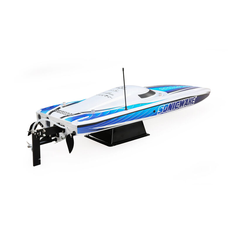 Pro Boat Sonicwake 36" Self-Righting Brushless Deep-V RTR, White ...