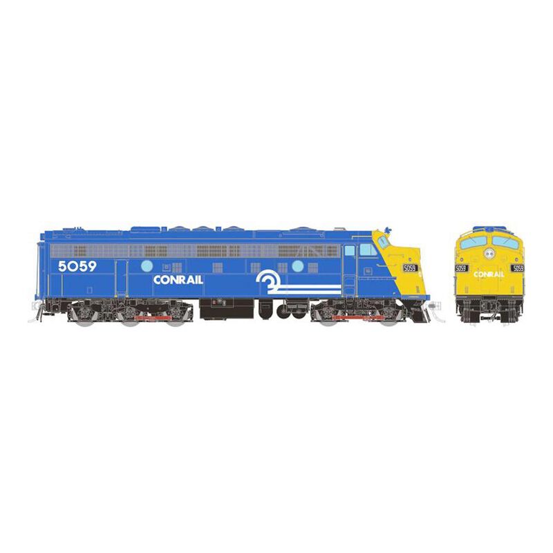 Rapido Trains Inc. HO EMD FL9 (DC/DCC/Sound): Conrail - Blue & Yellow ...