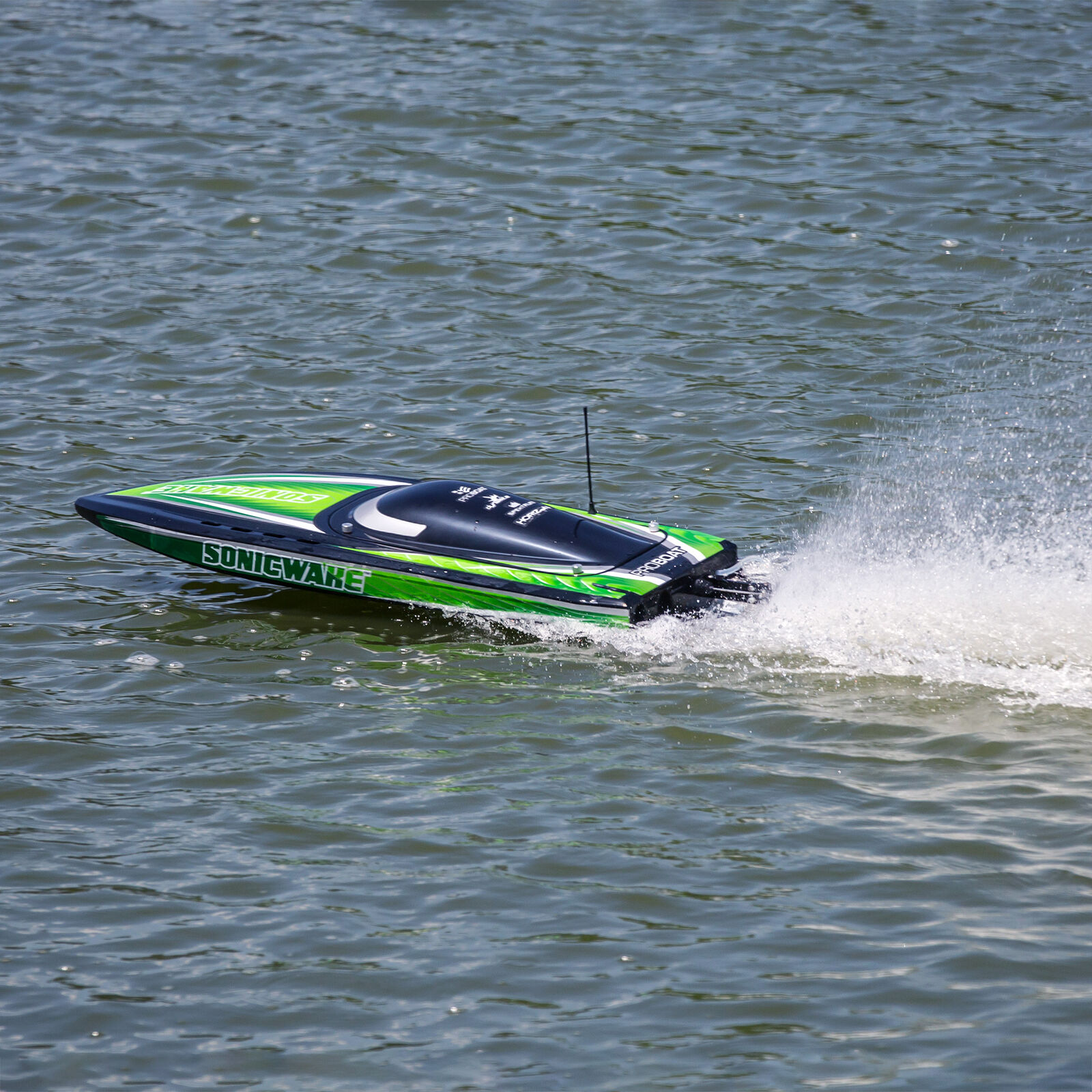 Pro Boat Sonicwake 36" Self-Righting Brushless Deep-V RTR, Black