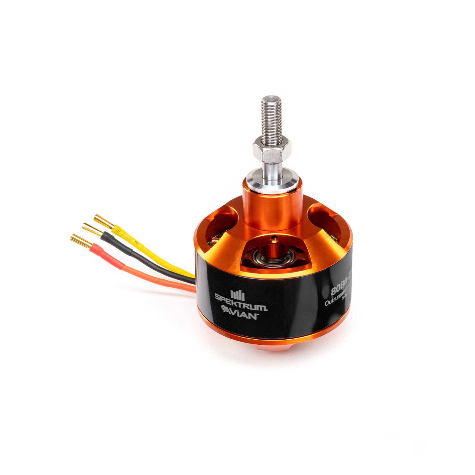 Spektrum Accessories Avian Brushless Outrunner Motor, 8086-200Kv 24 ...