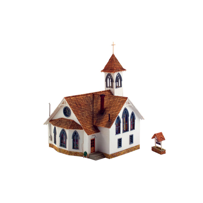 Woodland Scenics HO Built-Up Community Church | Tower Hobbies