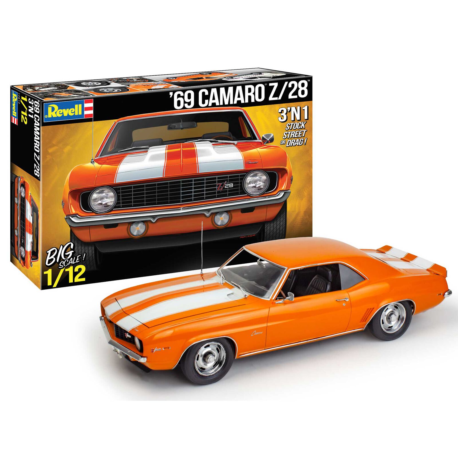 CARRERA REVELL OF AMERICAS INC 1/12 1969 Chevy Camaro 3N1 | Tower Hobbies