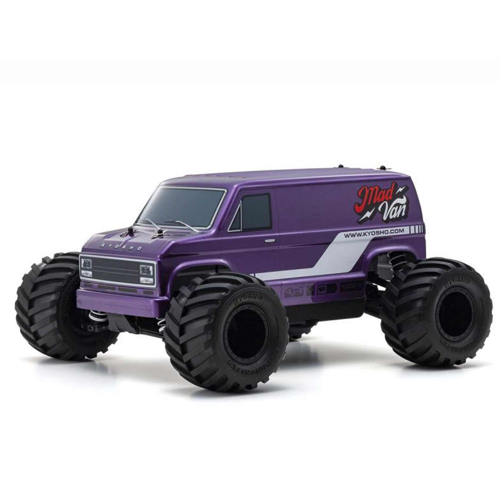 Kyosho 1/10 Mad Van Fazer Mk2 FZ02L-BT Brushed 4x4 Monster Truck RTR ...