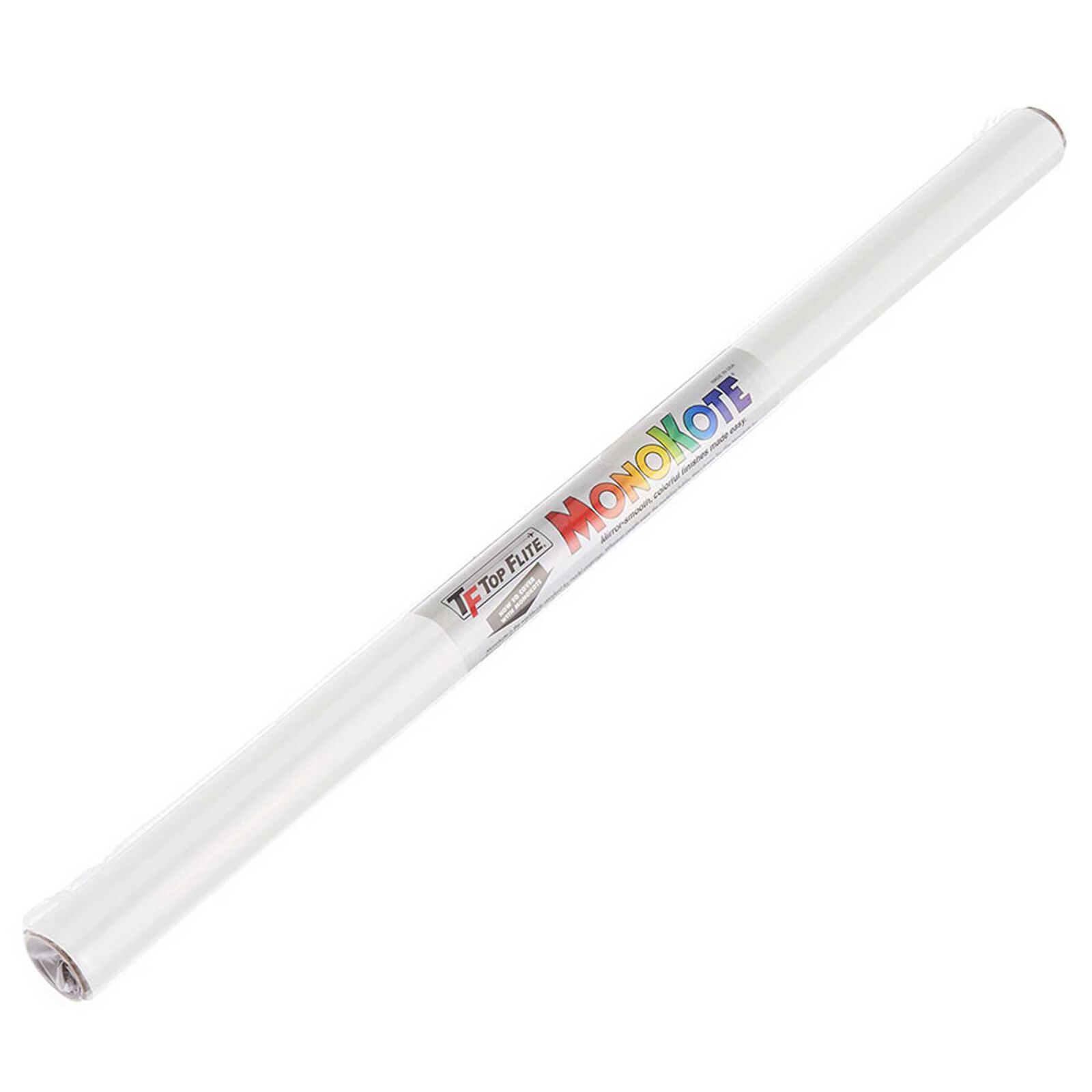 Top Flite MonoKote Jet White 6', Flat Finish | Tower Hobbies