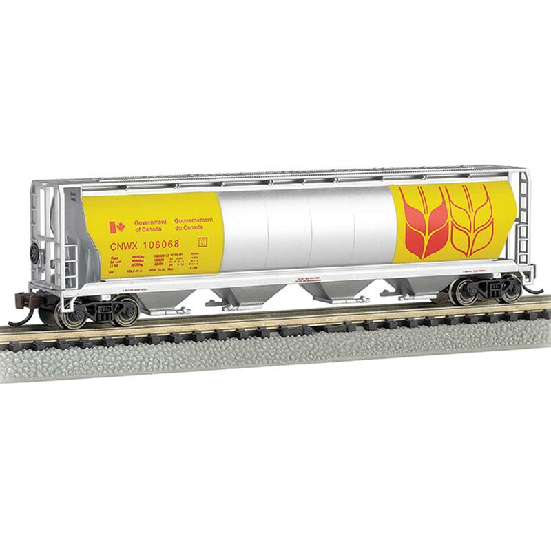 Bachmann Industries N 4-Bay Cylindrical Hopper, Government Canada ...