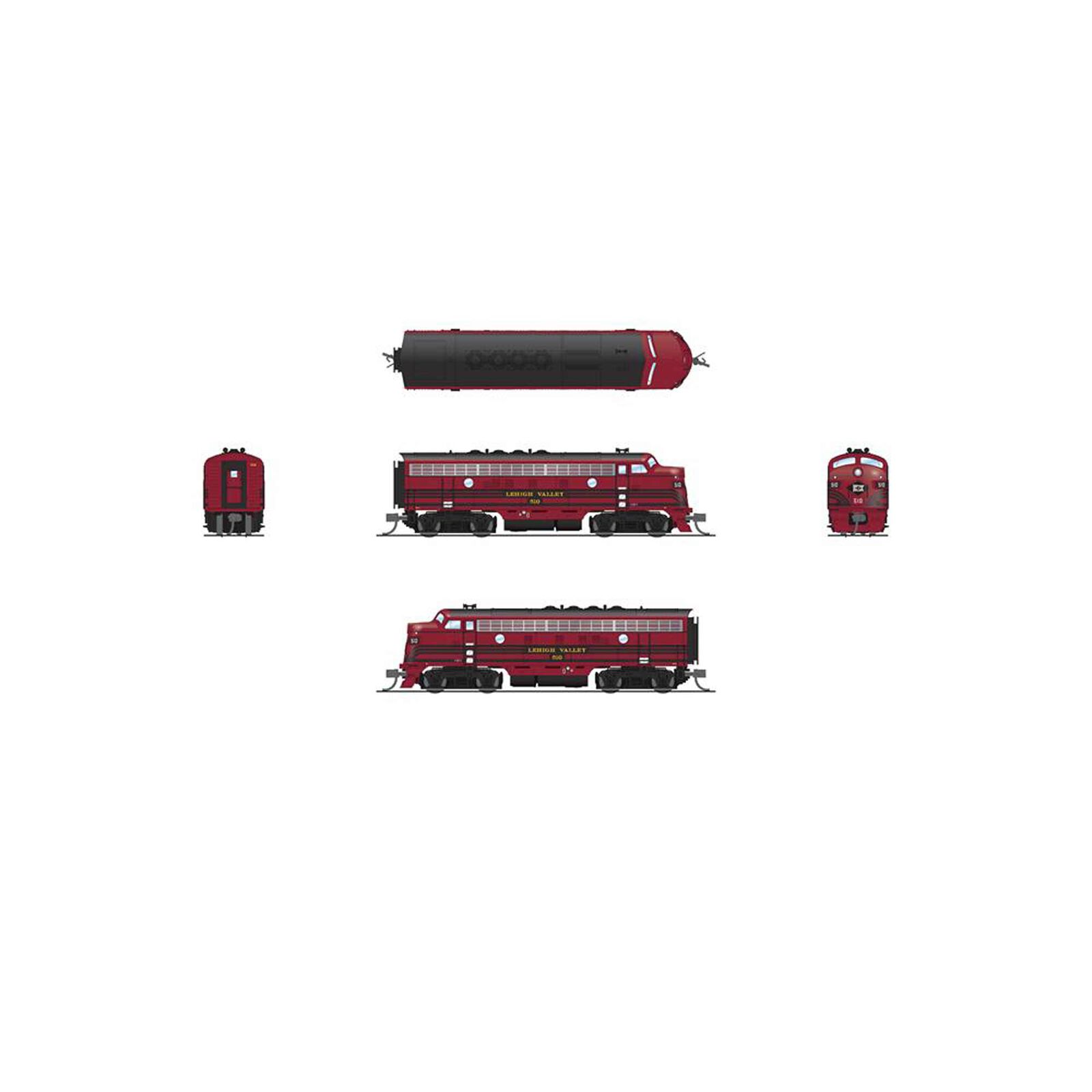 Broadway Limited Imports N EMD F3A Locomotive, Cornell Red Black ...