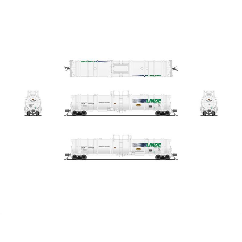 Broadway Limited Imports N Cryogenic Tank Car, Linde Type C