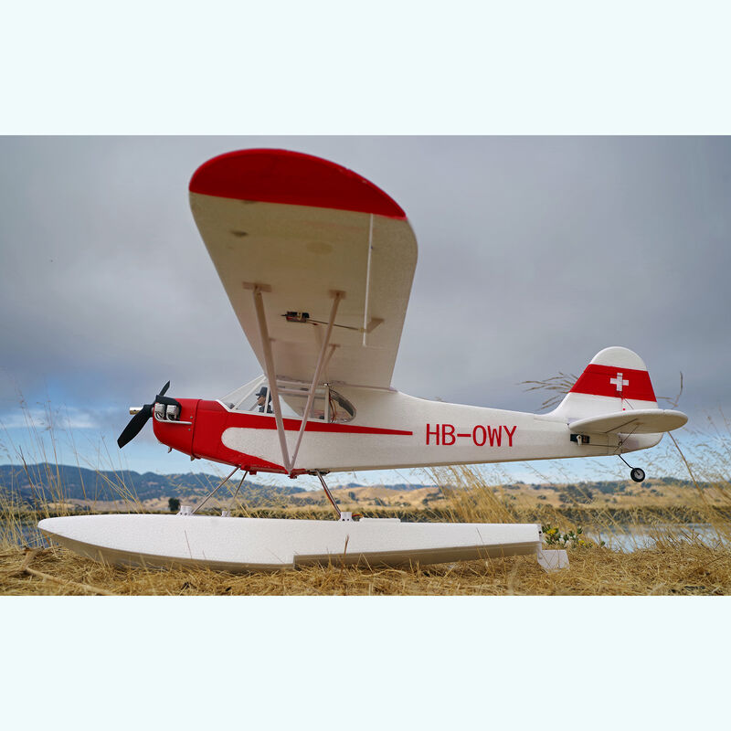 FMS Piper J-3 Cub V3 PNP with Floats, 1400mm