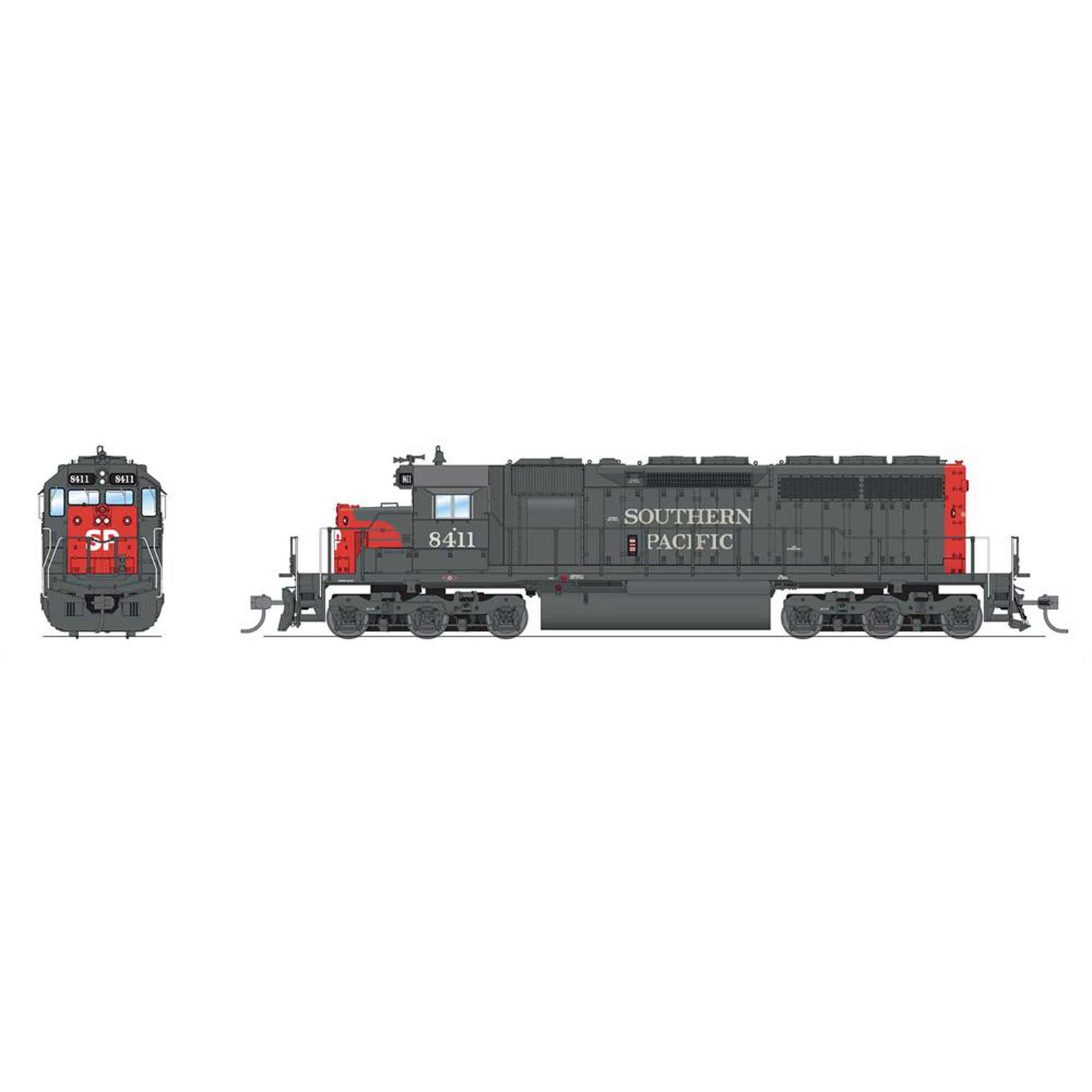 Broadway Limited Imports HO, EMD SD40, SP 8436, Bloody Nose, Paragon 4