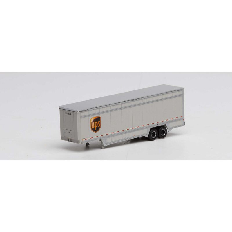 Athearn N 40' Drop Sill Parcel Trailer, UPS/Logo #708634 | Tower Hobbies