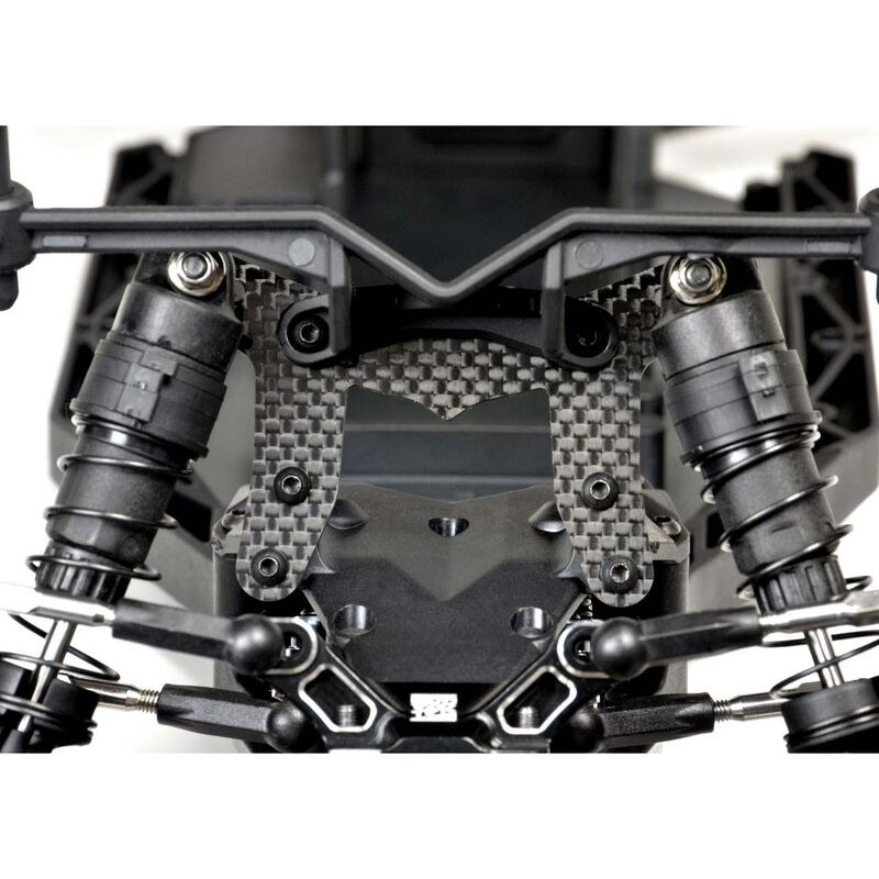 EXOTEK RACING LLC RC Front Shock Tower, 4mm Carbon Fiber: Losi 22S Drag Car