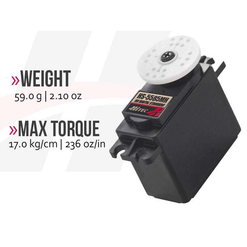 Hitec RCD Inc. HS-5585MH Standard Digital HV High Torque Metal Gear Servo