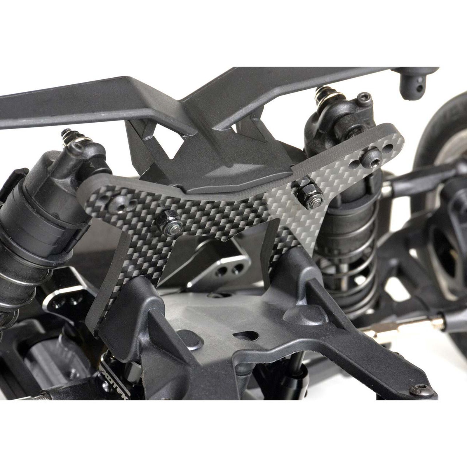 EXOTEK RACING LLC RC Front Shock Tower, 4mm Carbon Fiber: Losi 22S Drag Car