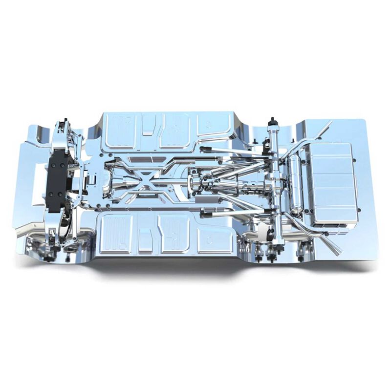 Redcat Racing 1/10 LRH285 Designers Show Lowrider Chassis Kit, Chrome