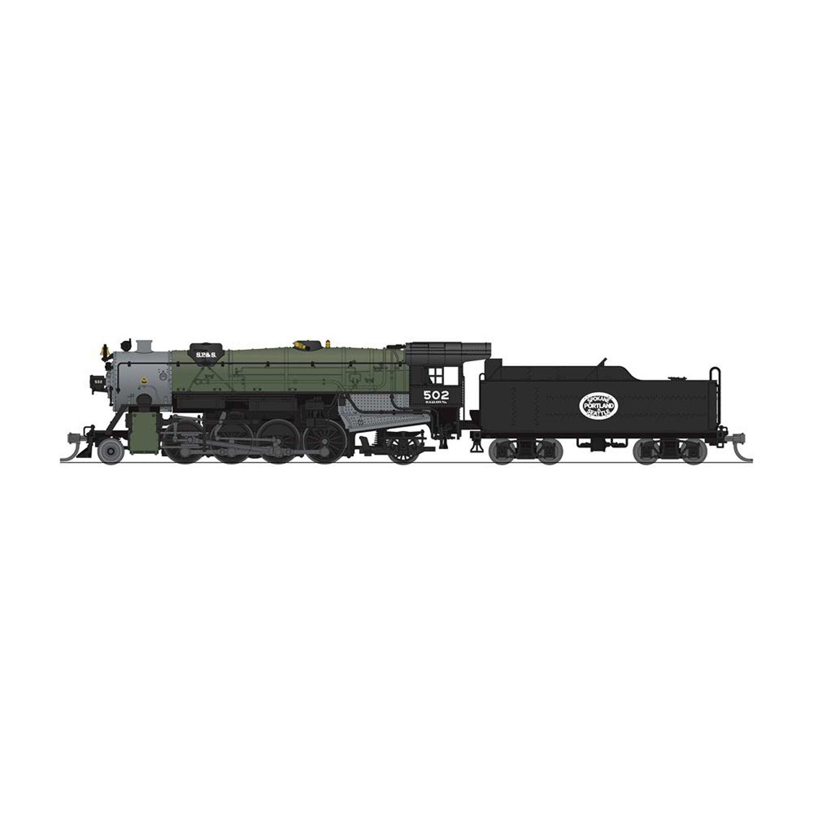 Broadway Limited Imports N USRA Heavy Mikado 2-8-0 Steam Locomotive, SPS 509, Glacier Green Paragon4