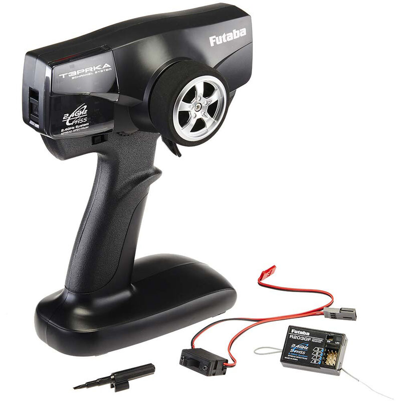 Futaba Systems 3PRKA 3-Channel FHSS Transmitter With R203GF Receiver ...