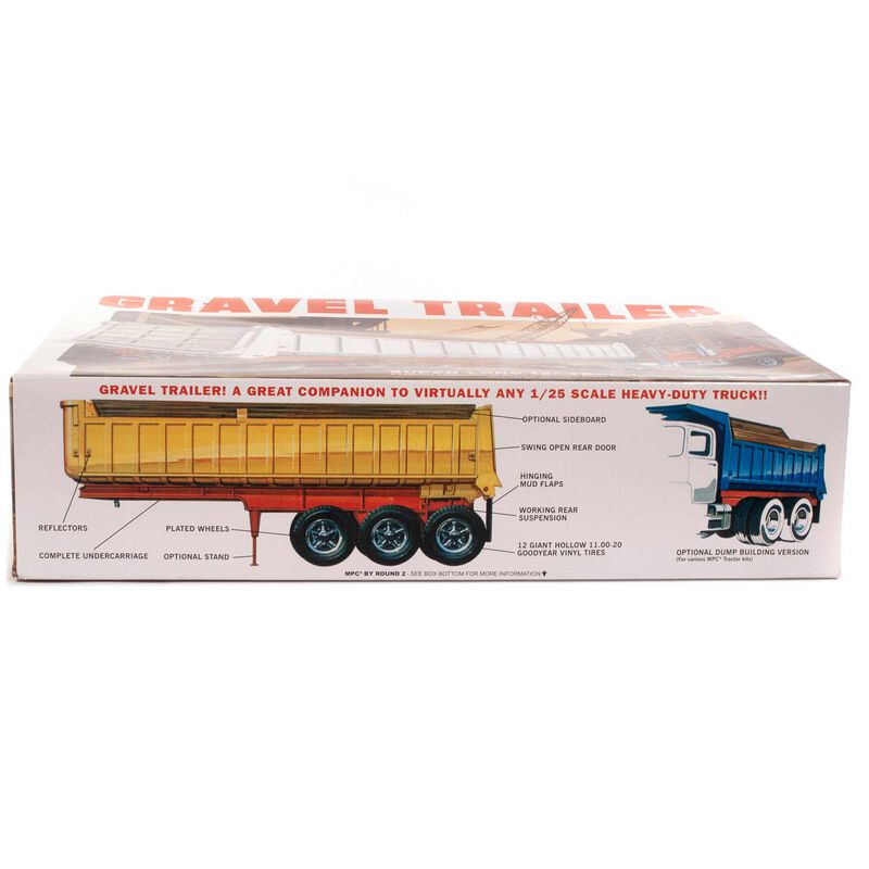 MPC 1/25 3 Axle Gravel Semi Trailer | Tower Hobbies