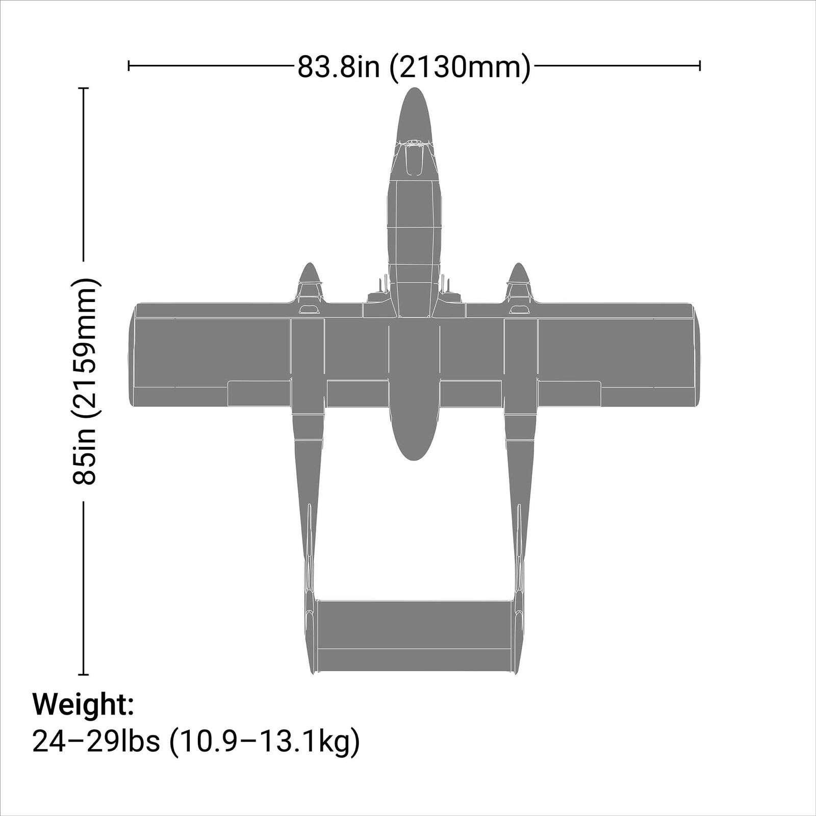 Hangar 9 OV-10 Bronco 20cc ARF with Landing Gear Set, Spektrum Avian ...