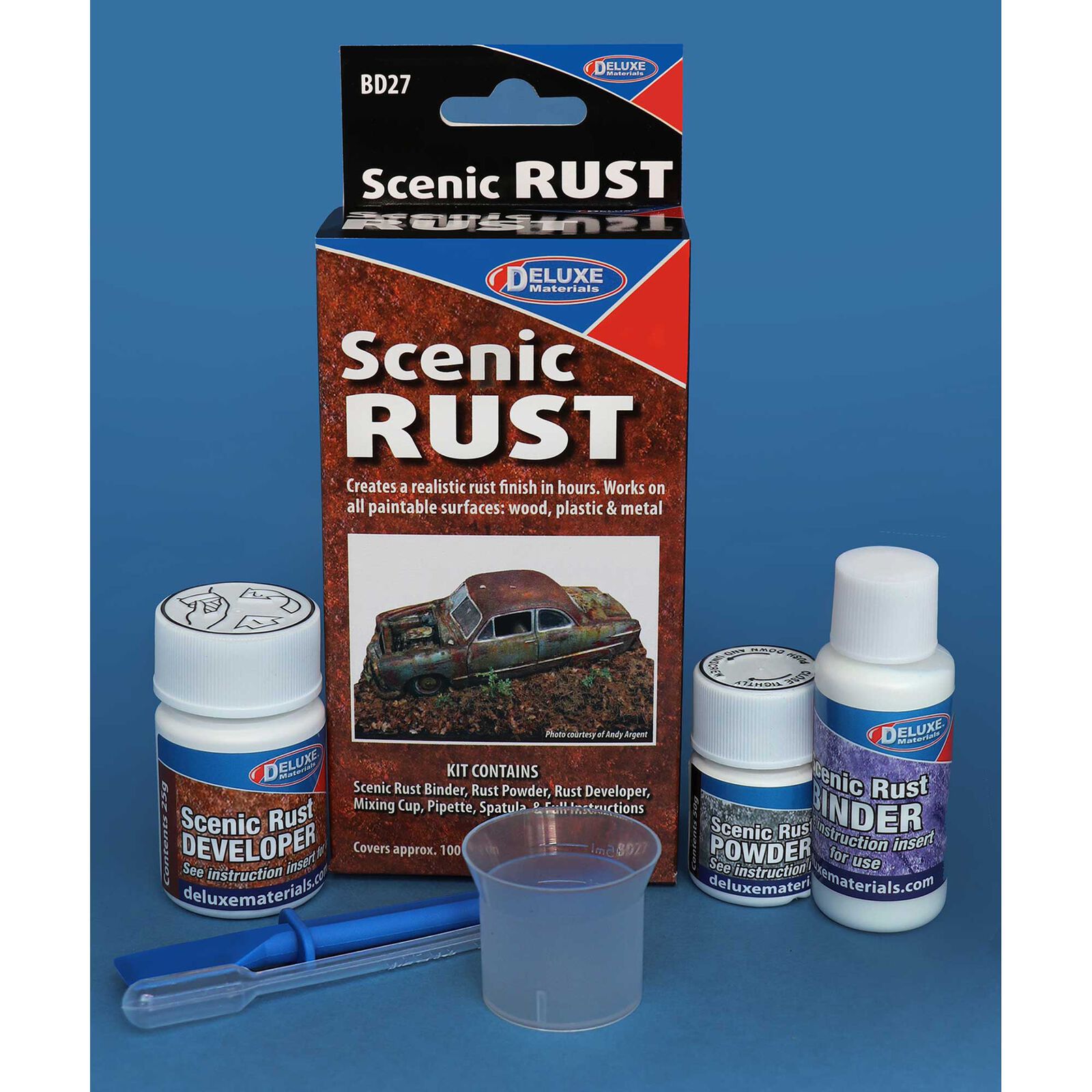 Deluxe Materials Scenic Rust Kit | Tower Hobbies