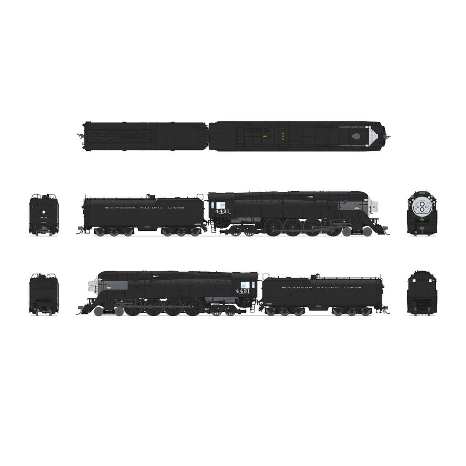 Broadway Limited Imports HO GS-4 4-8-4 Locomotive, SP #4431, In-Service ...