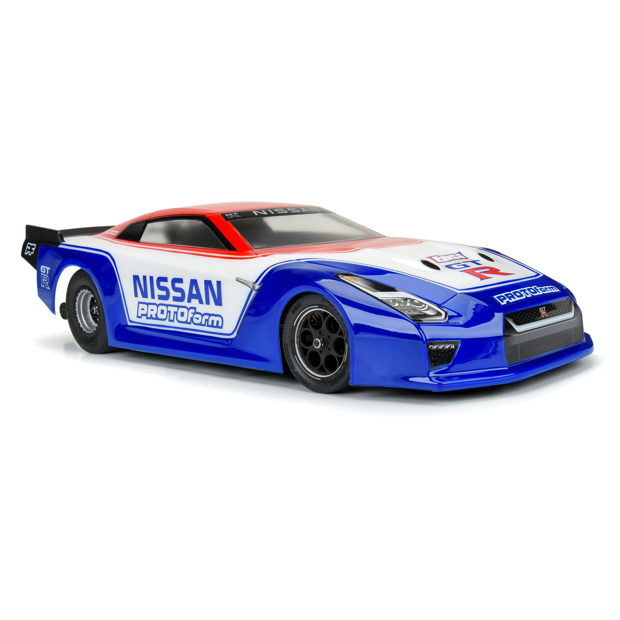 PROTOform 1/16 Nissan GT-R R35 Pro Mod Clear Body: Losi Mini Drag